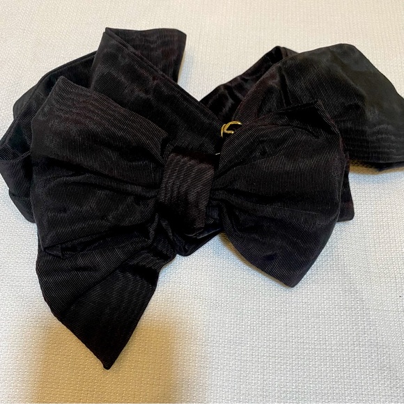 Talbots | Accessories | Vintage Talbots Black Taffeta Adjustable Belt ...